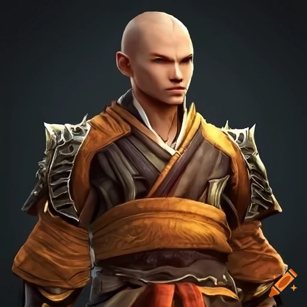 Final fantasy Monk that with armour on Craiyon