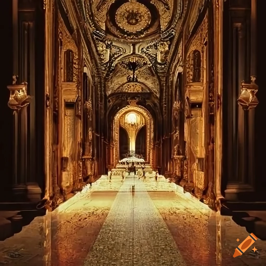 A large royal corridor