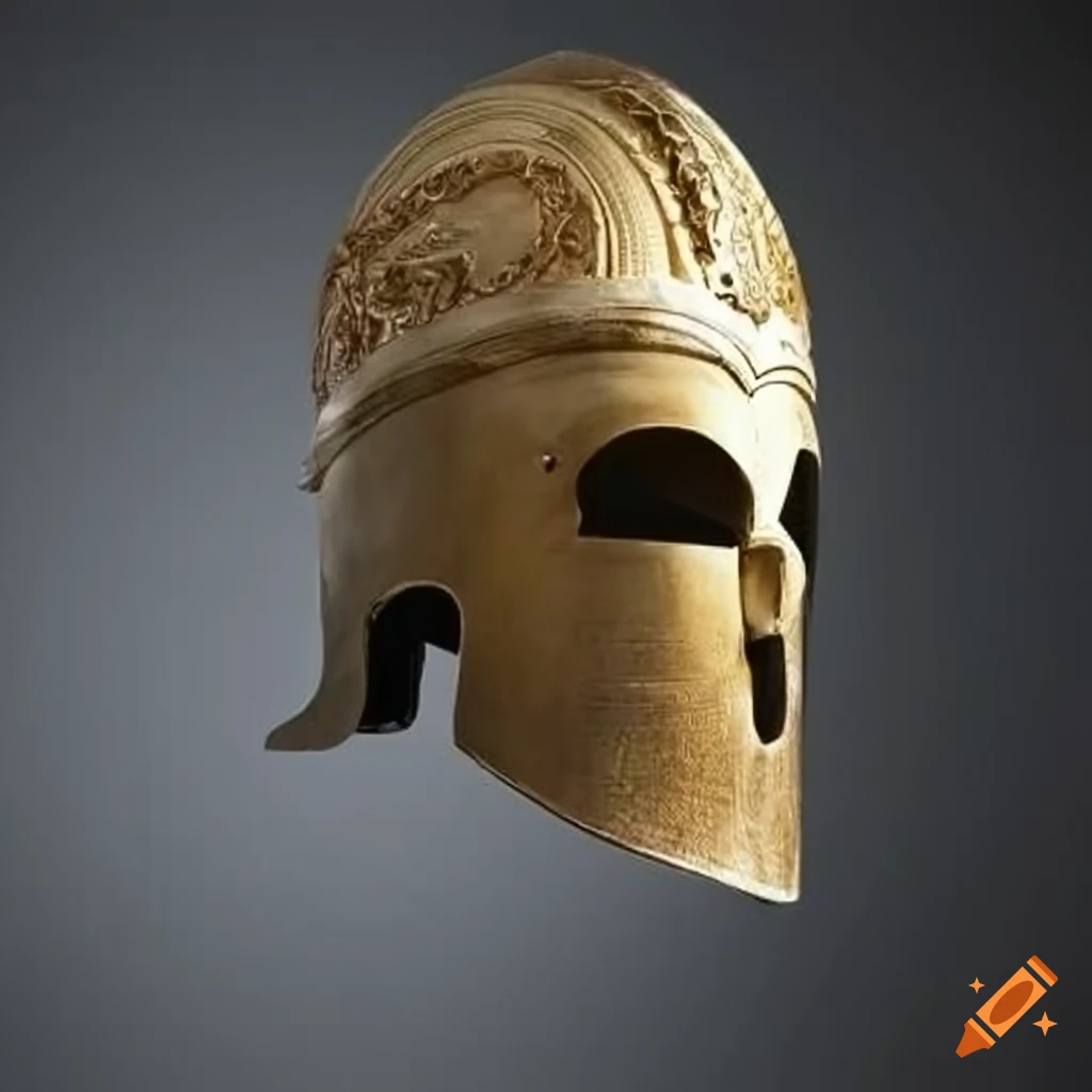 Cyrus the Great's helmet on Craiyon