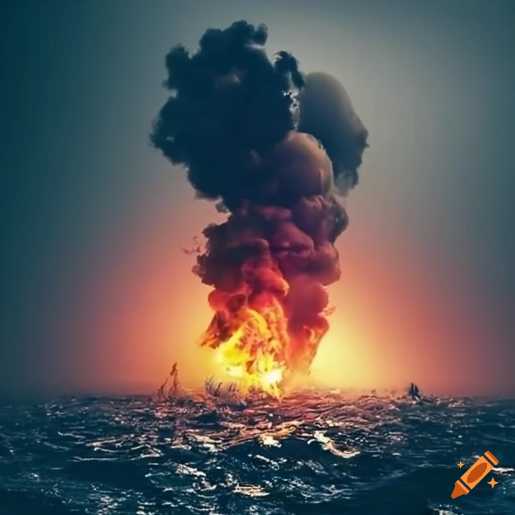 World is getting destroyed from pollution on Craiyon