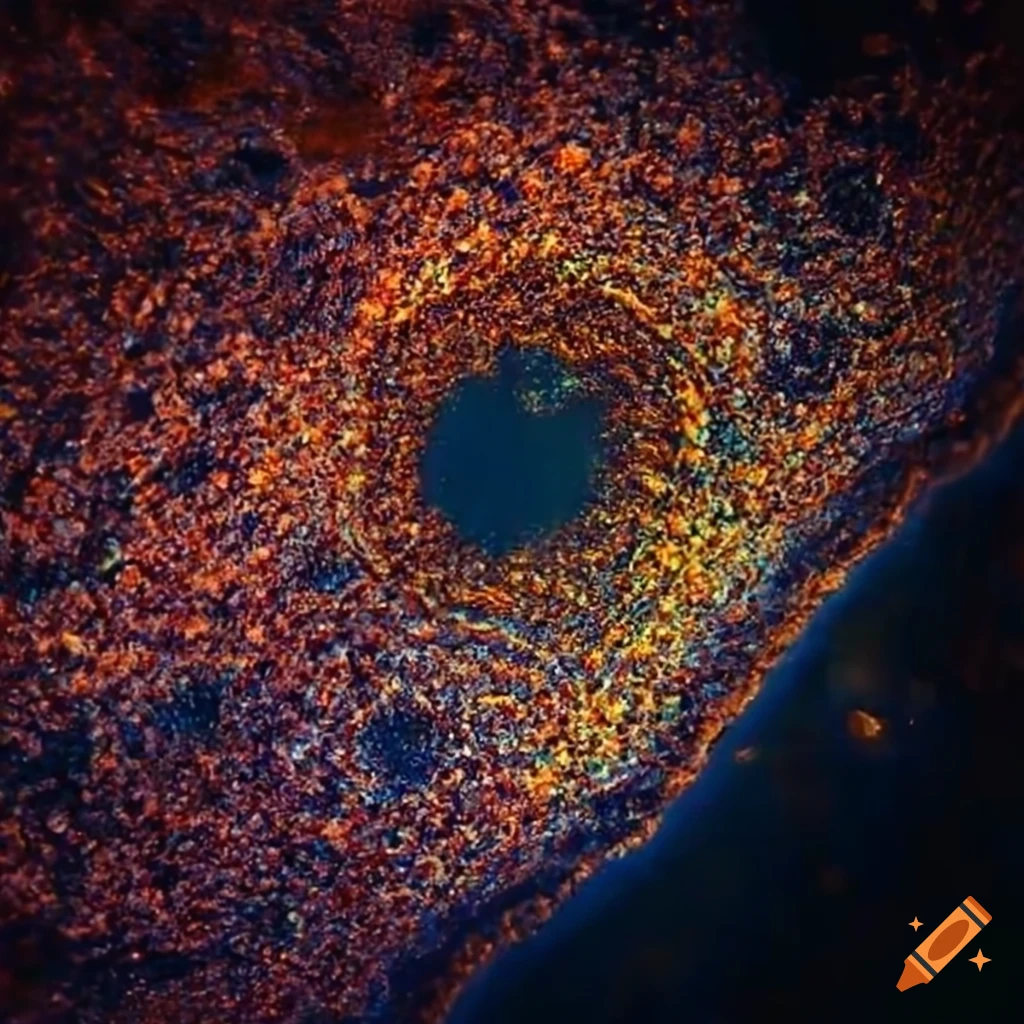 Dust under microscope on Craiyon