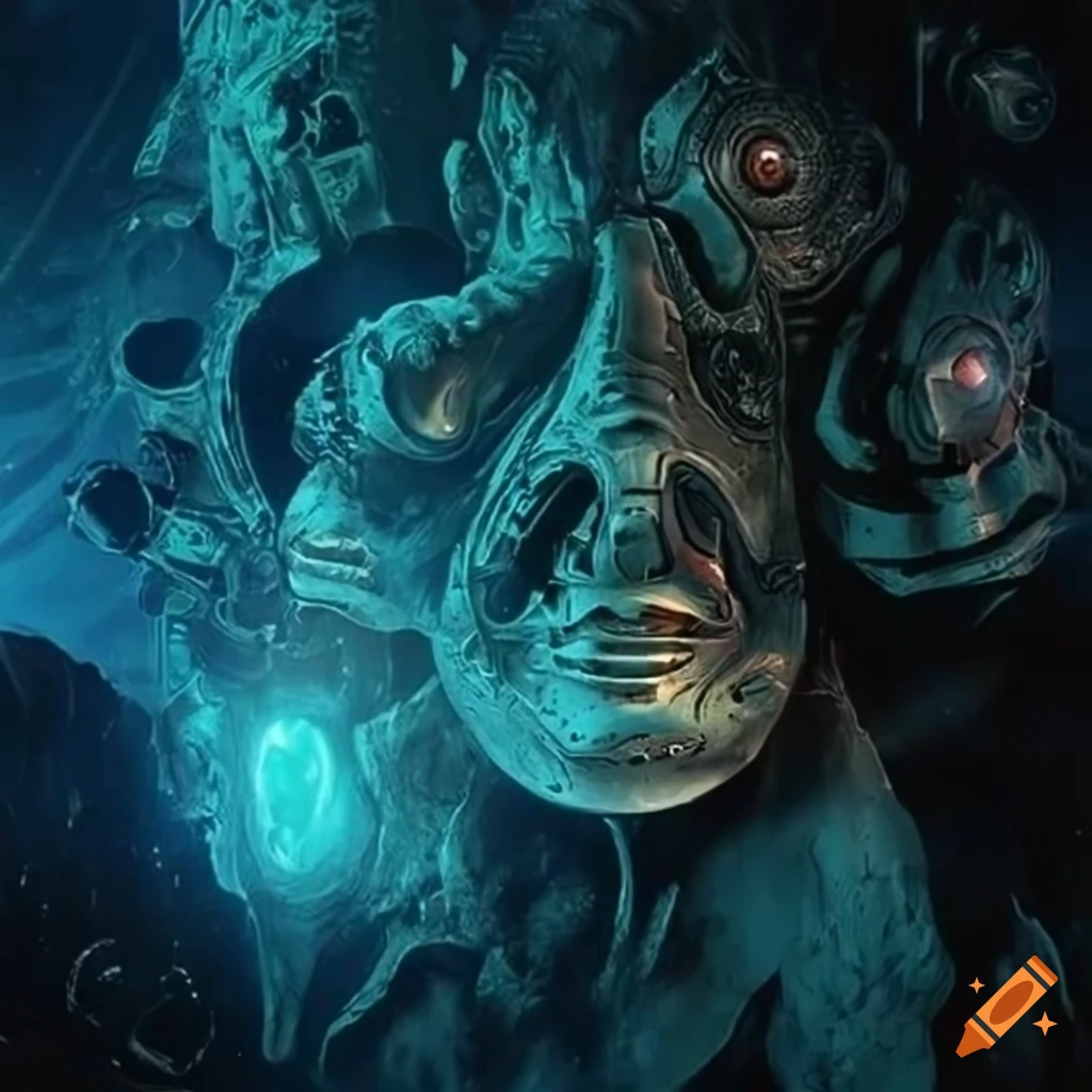 70s sci fi spectral art on Craiyon