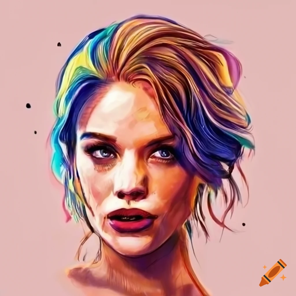 Draw a group of famous hollywood stars on Craiyon