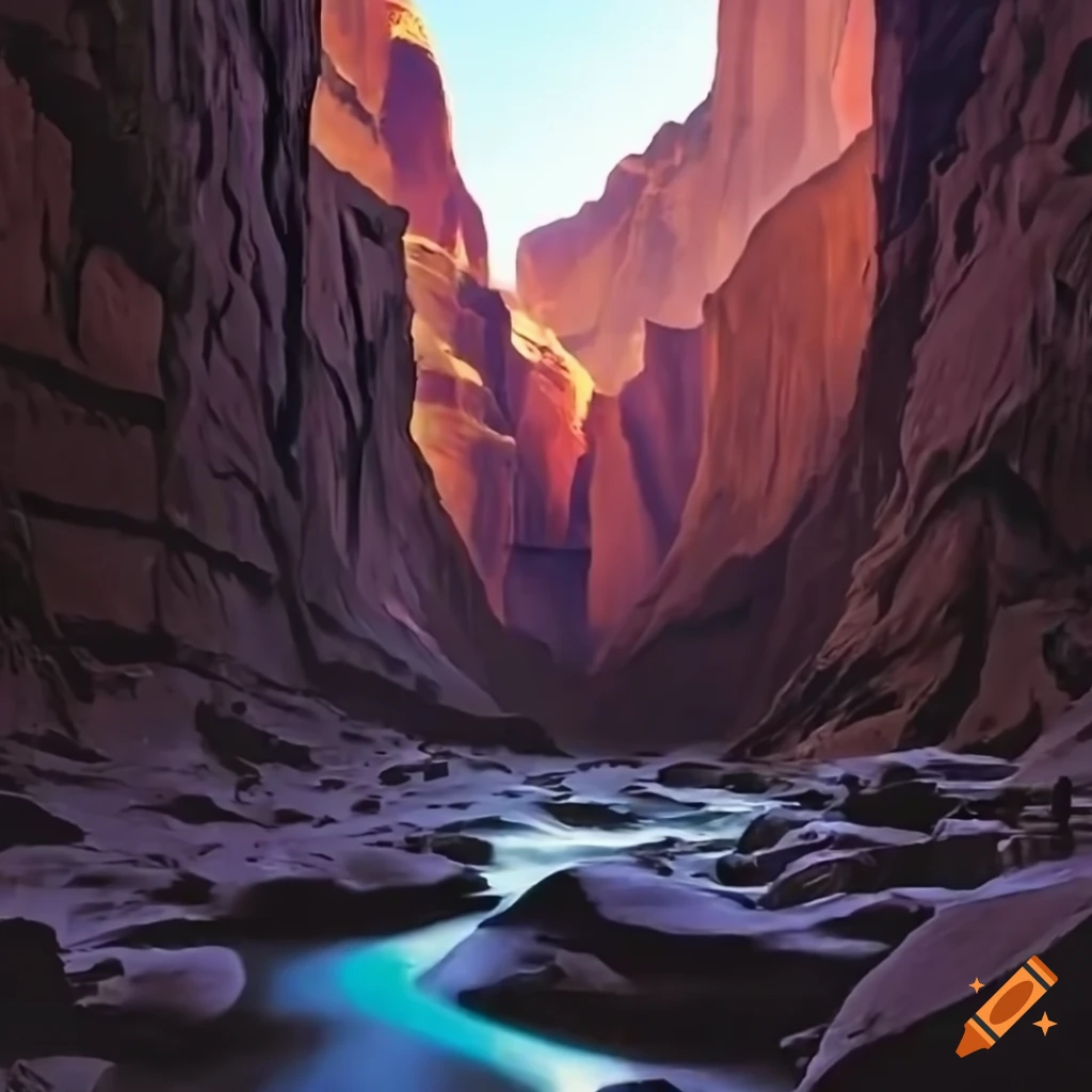 Ravine, canyon