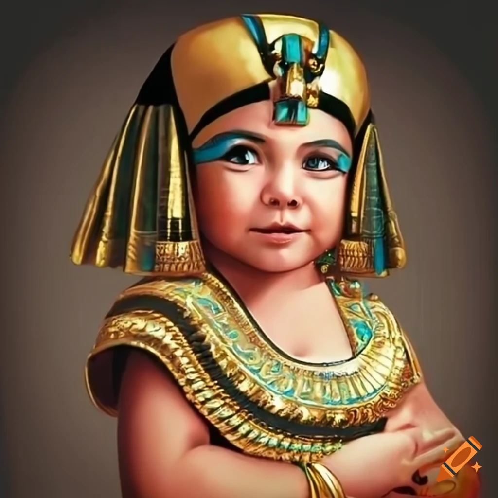 Cleopatra as a baby on Craiyon