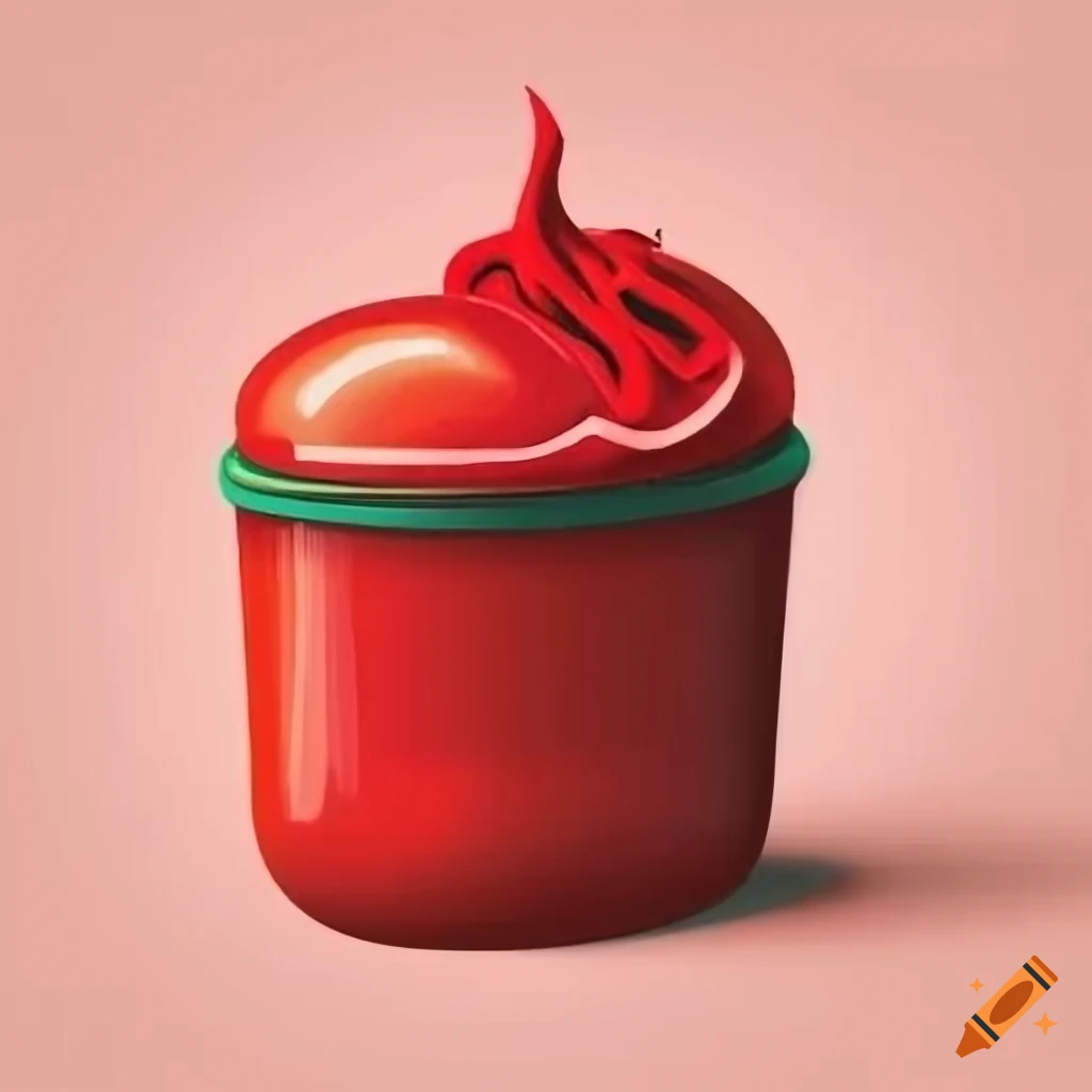 Tomato paste logo on Craiyon