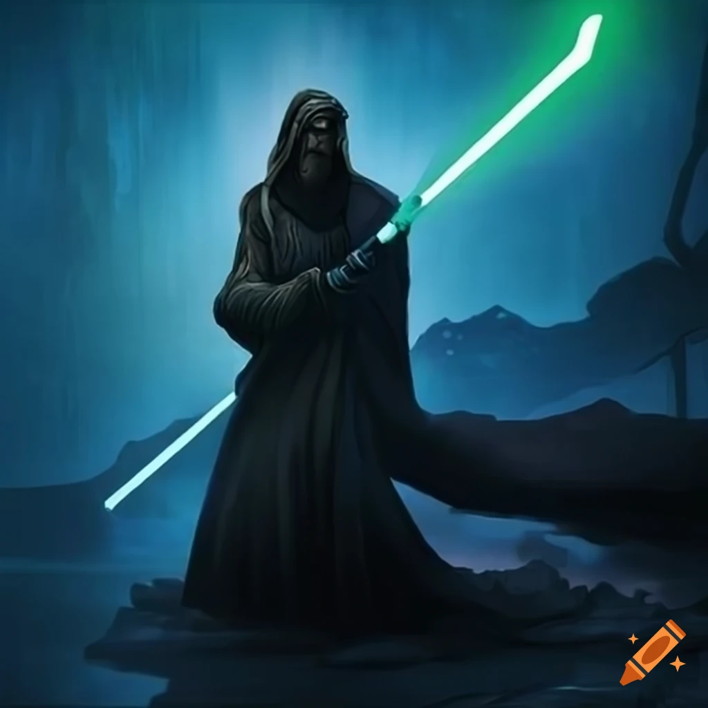 Ancient jedi on Craiyon