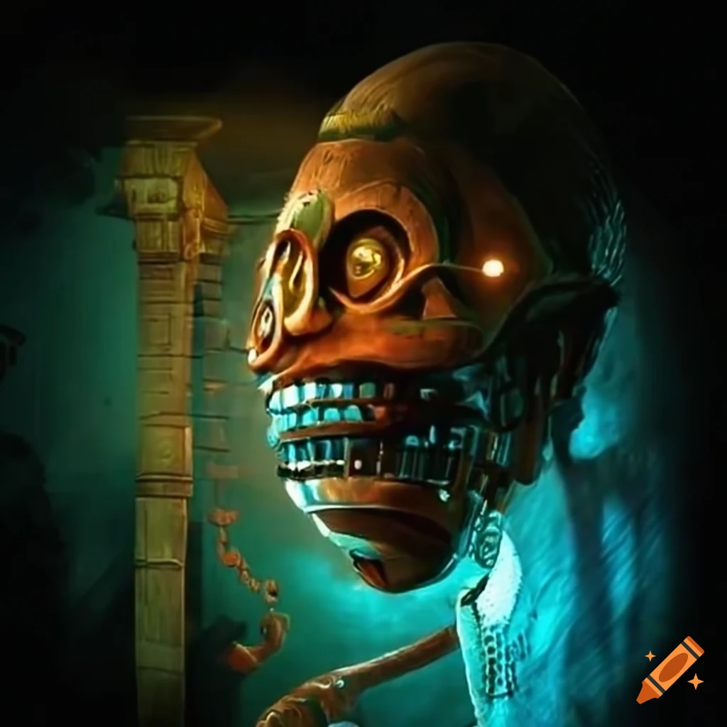 The time machine on Craiyon