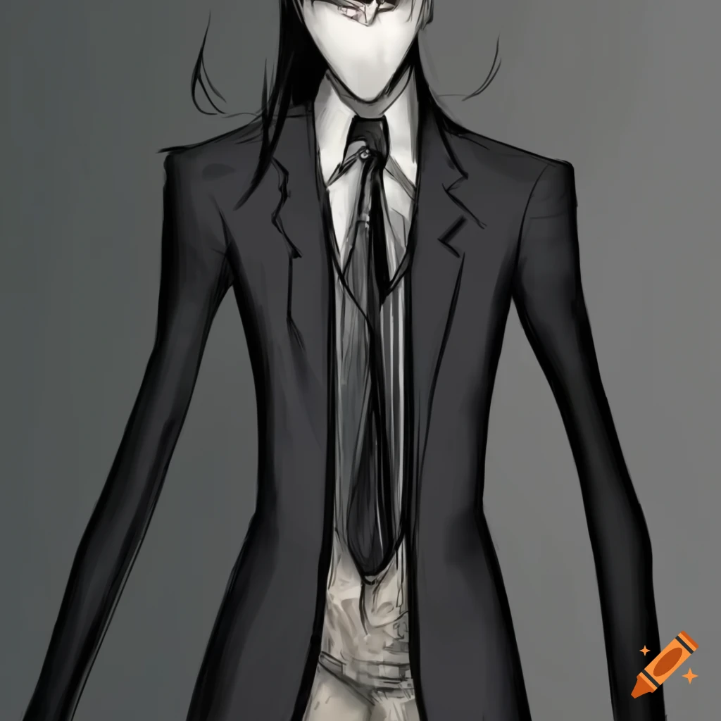 Slenderman Human Form