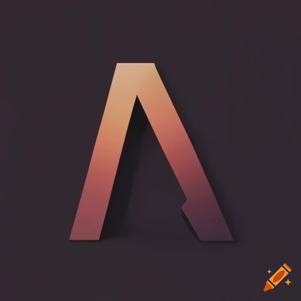 Create a minimalist letter a in 2d
