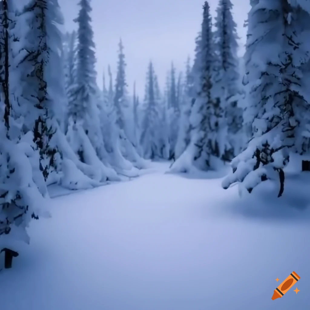 Undertale, Snowdin's Forest is covered in snow-covered conifers and ...