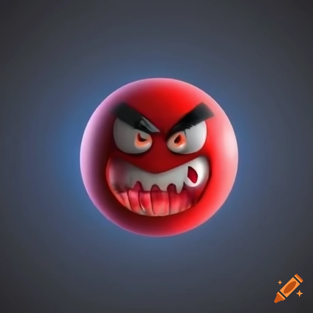 Red Angry Emoji