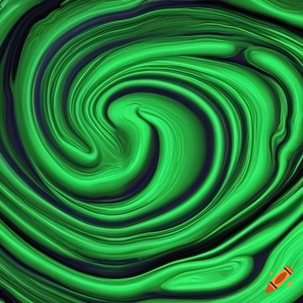 Green swirl sludge texture