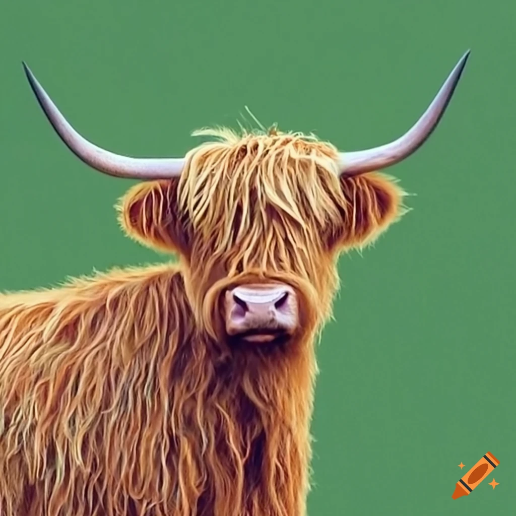 Highland cows on Craiyon