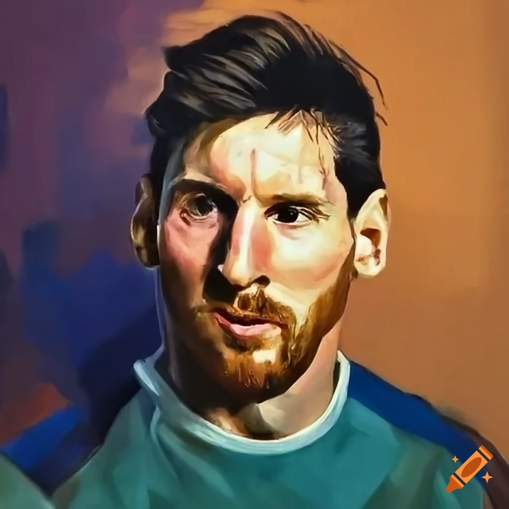Portrait of messi by sorolla, a masterpiece of spanish art
