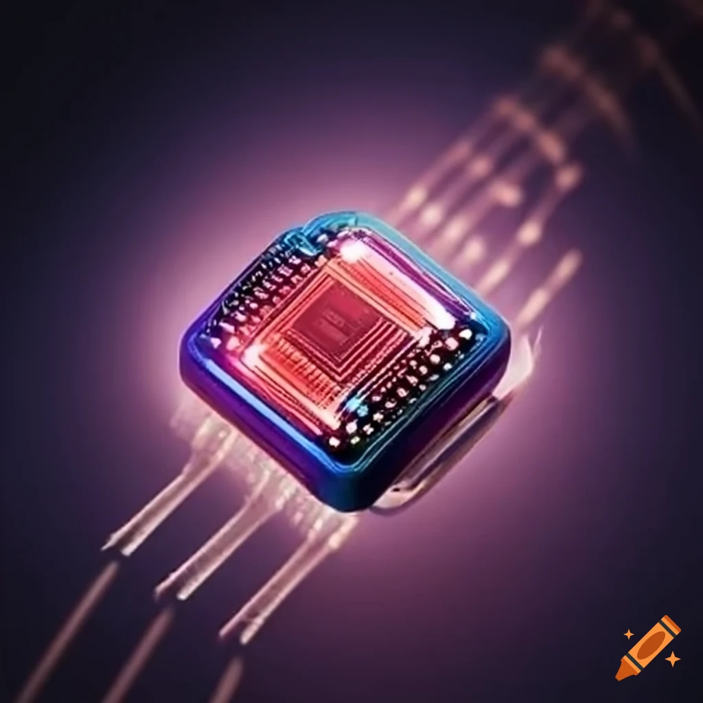 Un microchip avanzado para dispositivos inteligentes on Craiyon