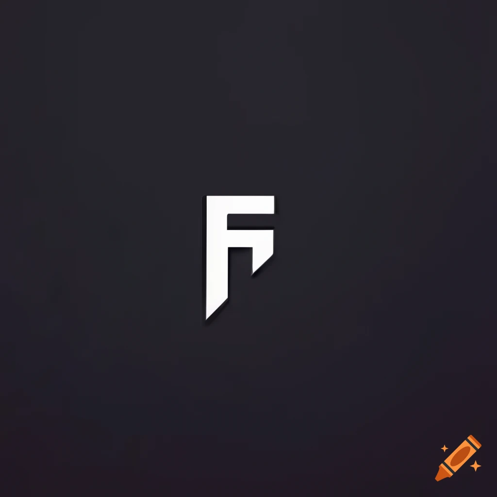 An elegant minimalistic logo design with a capital 'f' for fewrick