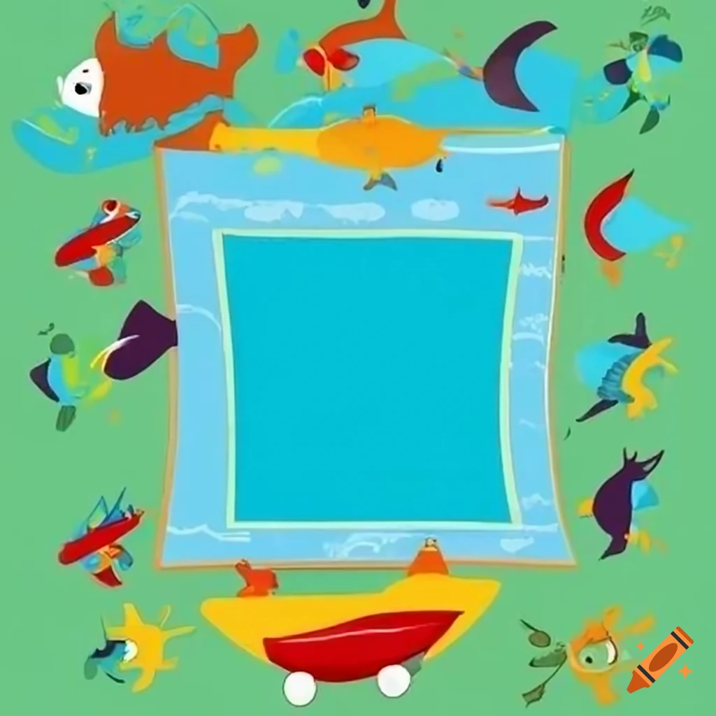 Summer Camp Borders And Frames