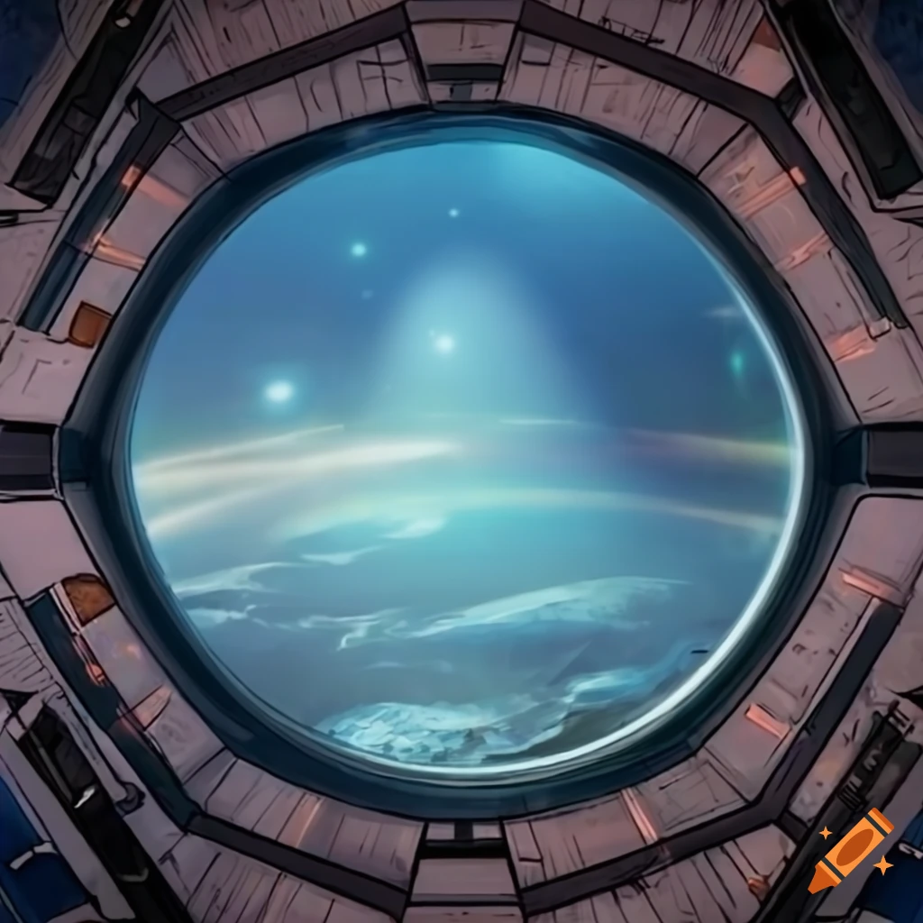 View From Space Shuttle Window