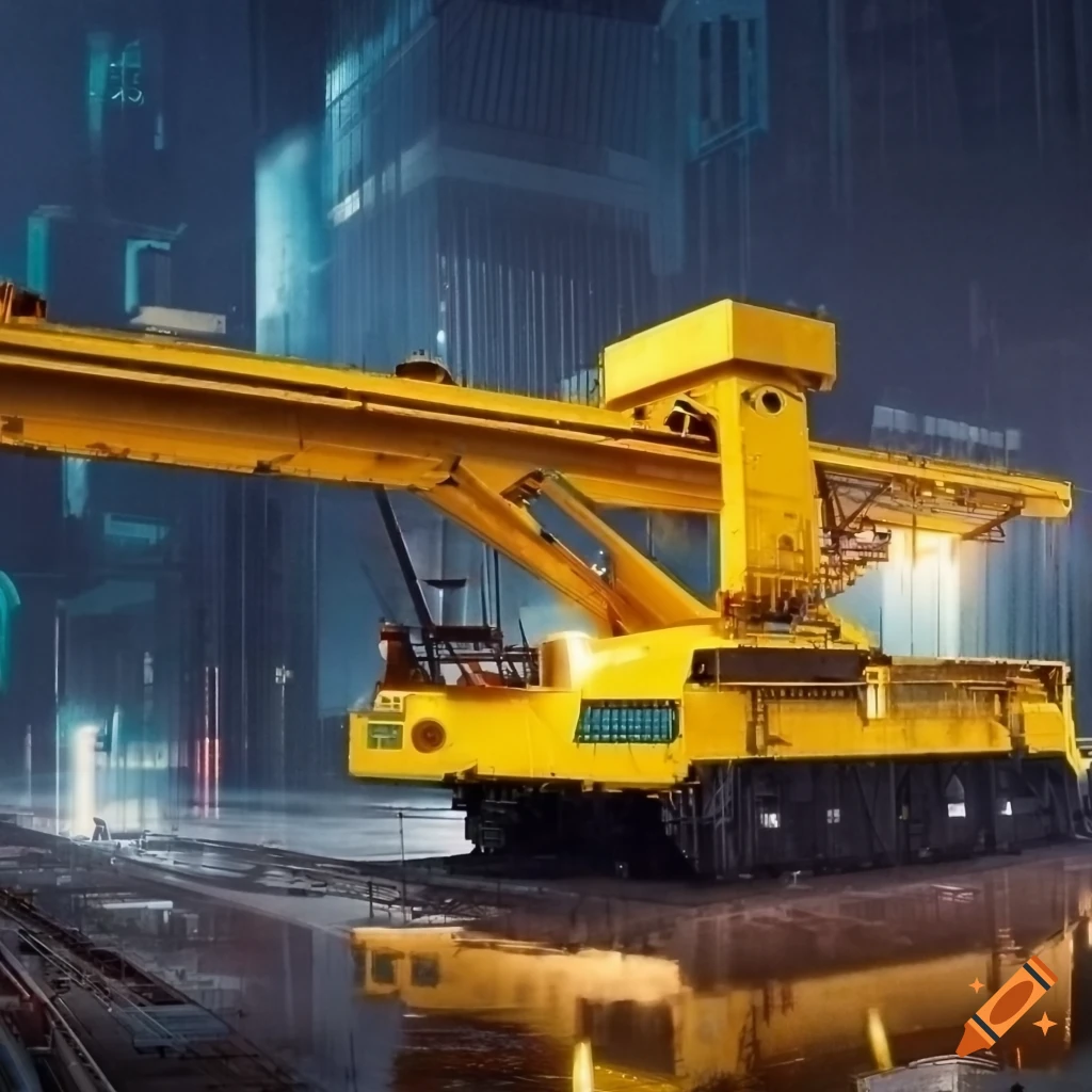 Construction works on a elevated straddle-beam (monorail-track)++. Work ...