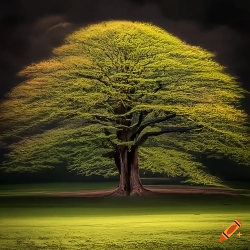 Unique tree on Craiyon