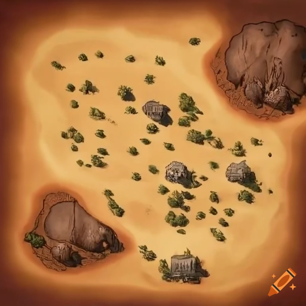 D&d region map. an arid borderland between kingdoms. craggy hills ...