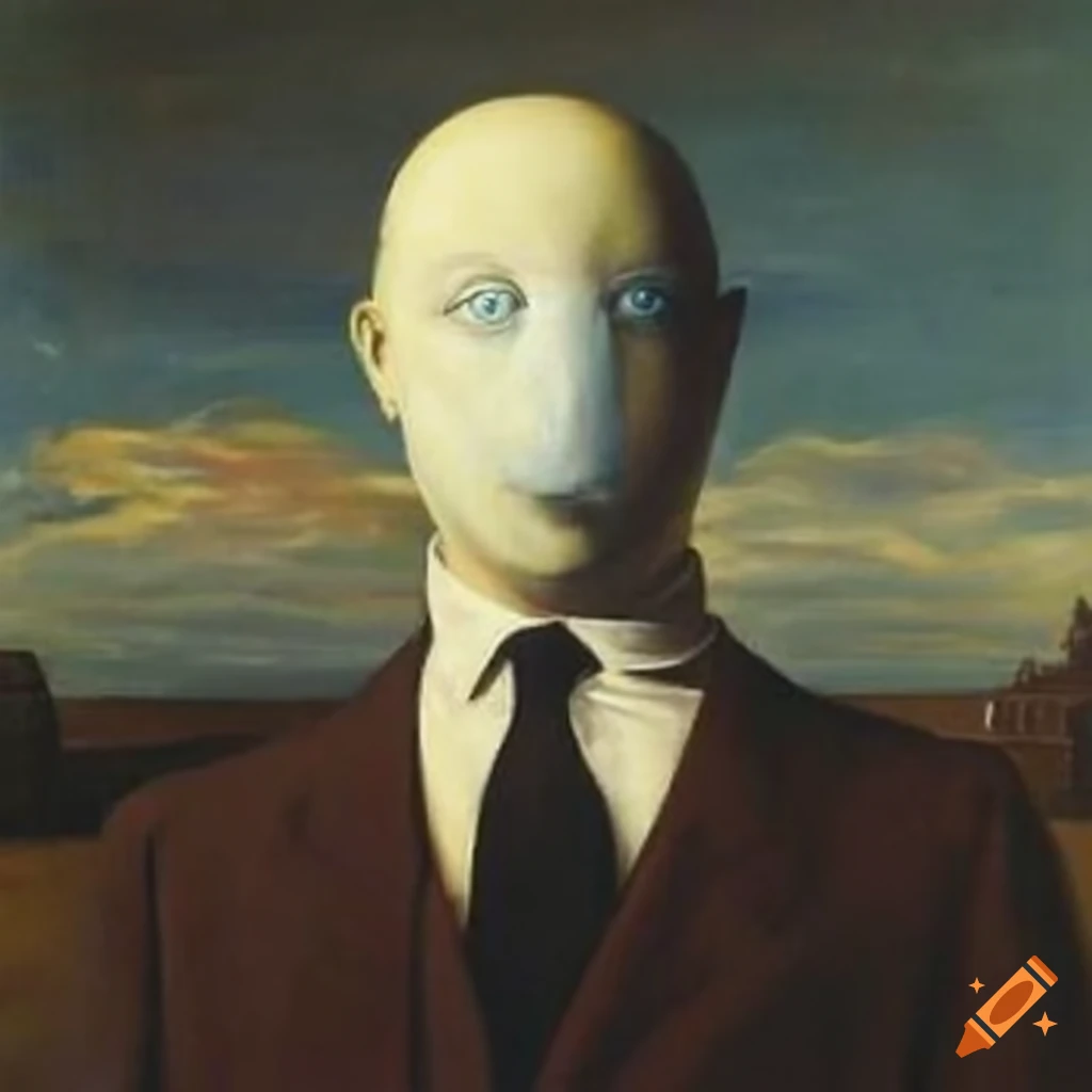 Painting by magritte