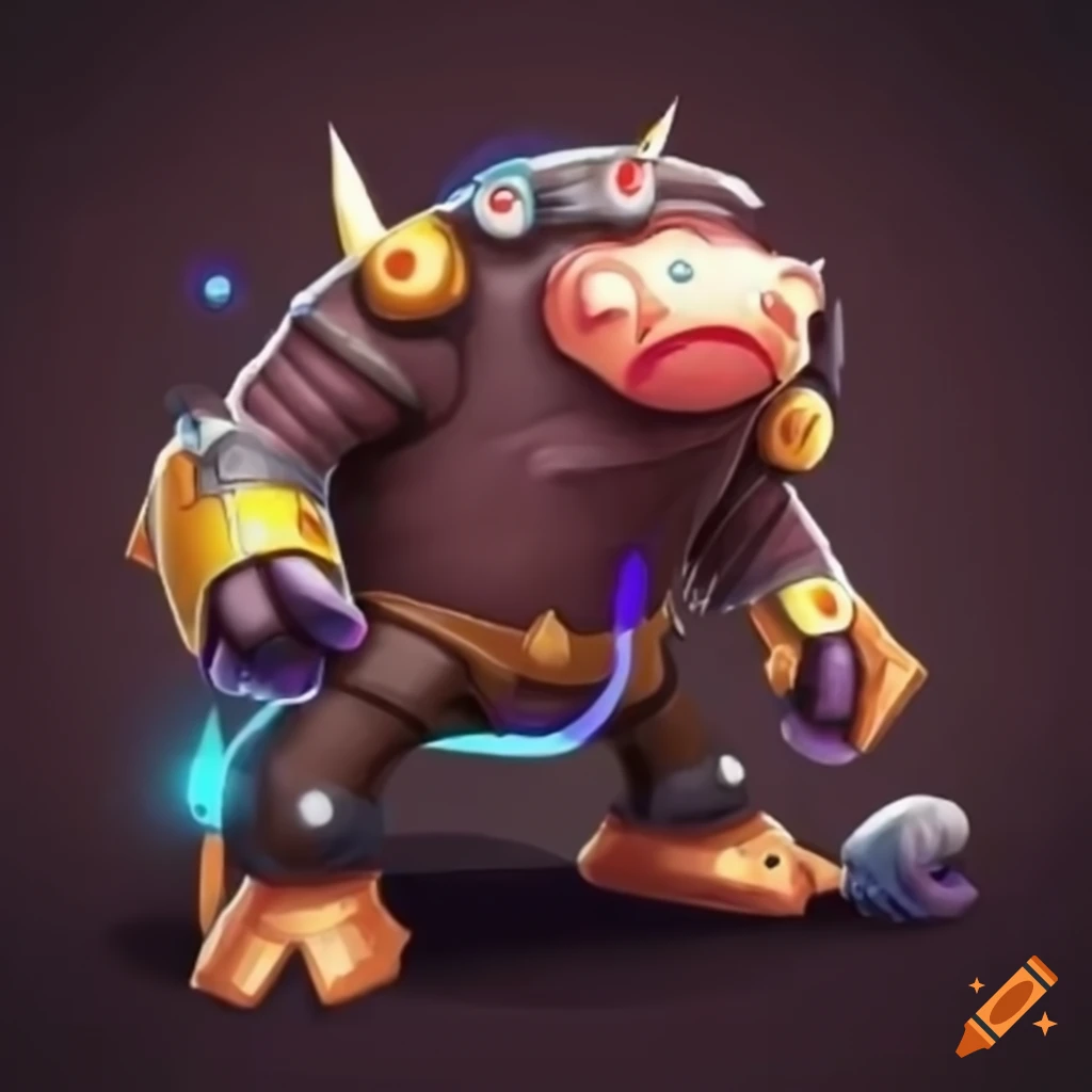 Drill mole skylander concept art
