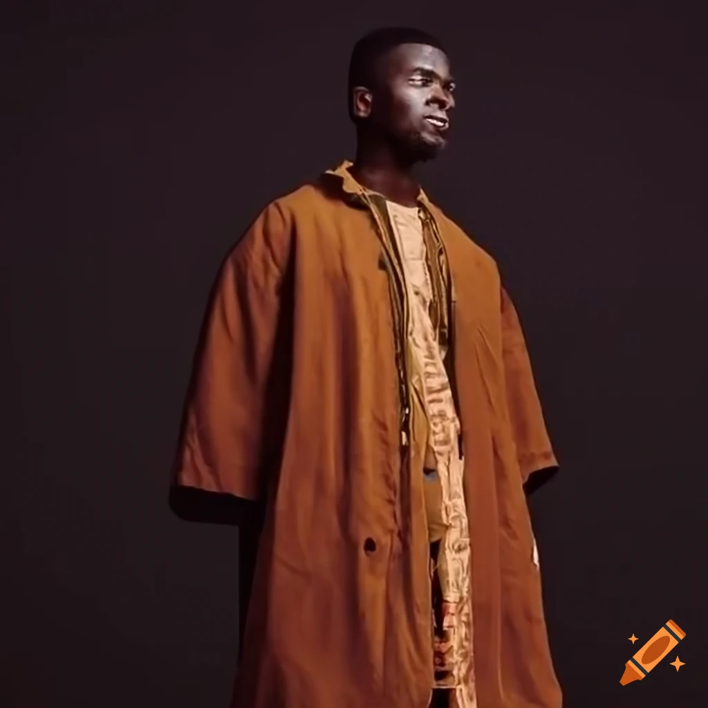 An African man wearing cool oversized Indian outfit inspired from hip ...