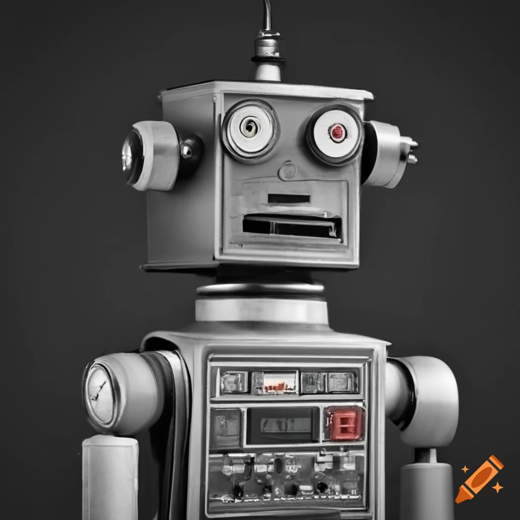 Robot vintage 30's low technology