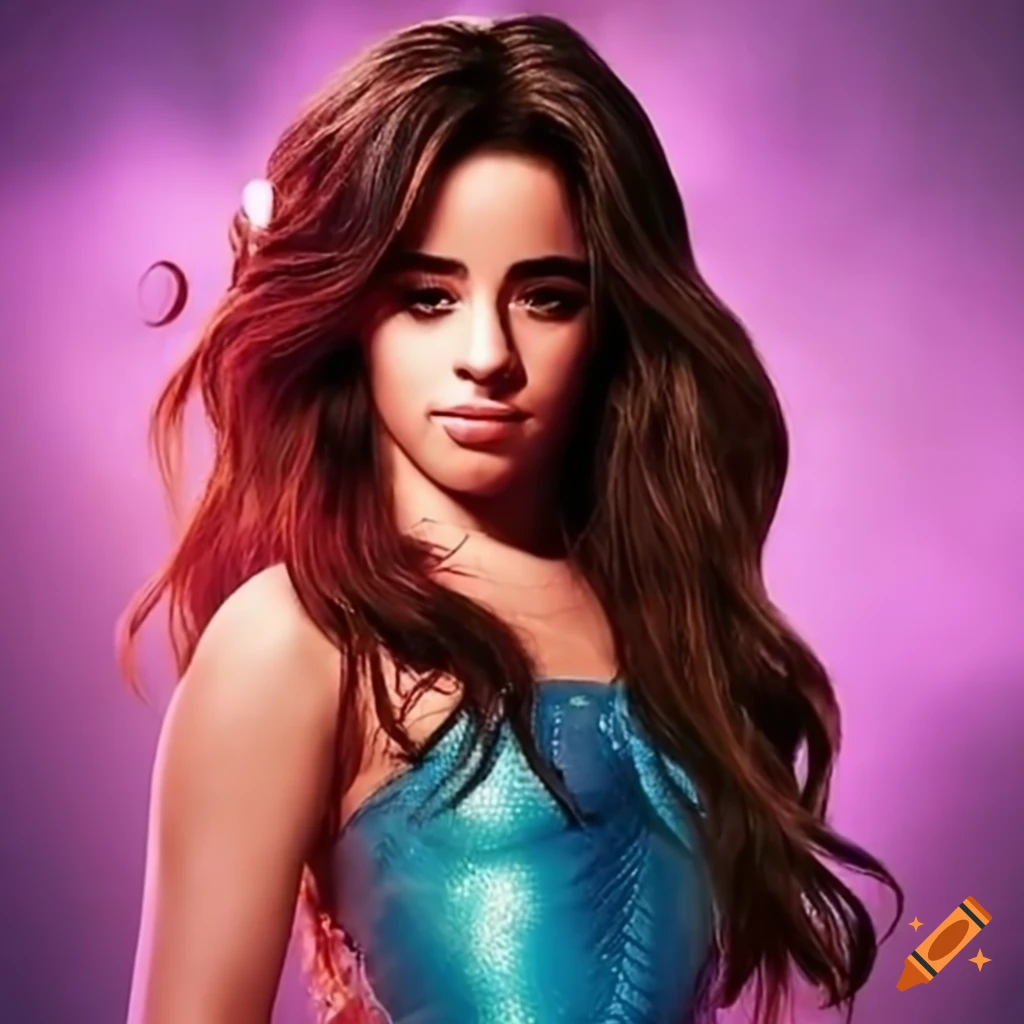 Camila cabello as the little mermaid
