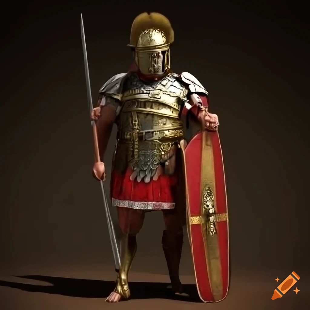 Roman soldiers and generals, different legions, realistic 3d render art ...