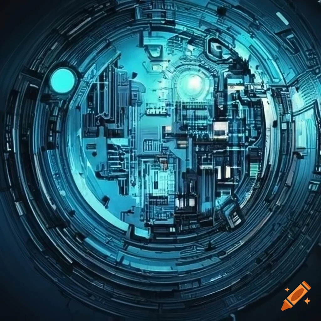 Engineering technology art wallpaper