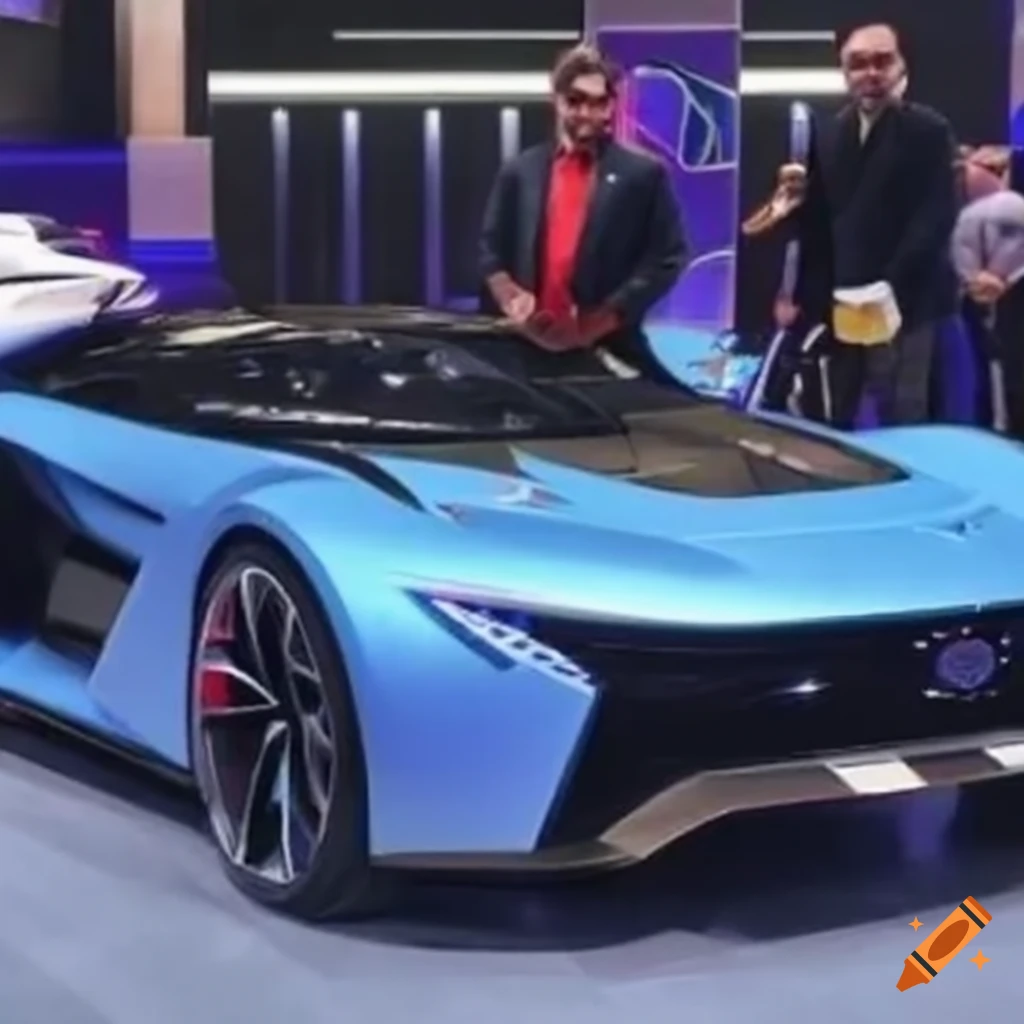 Delorian dmc 12 concept sportcar 2026 on the auto show