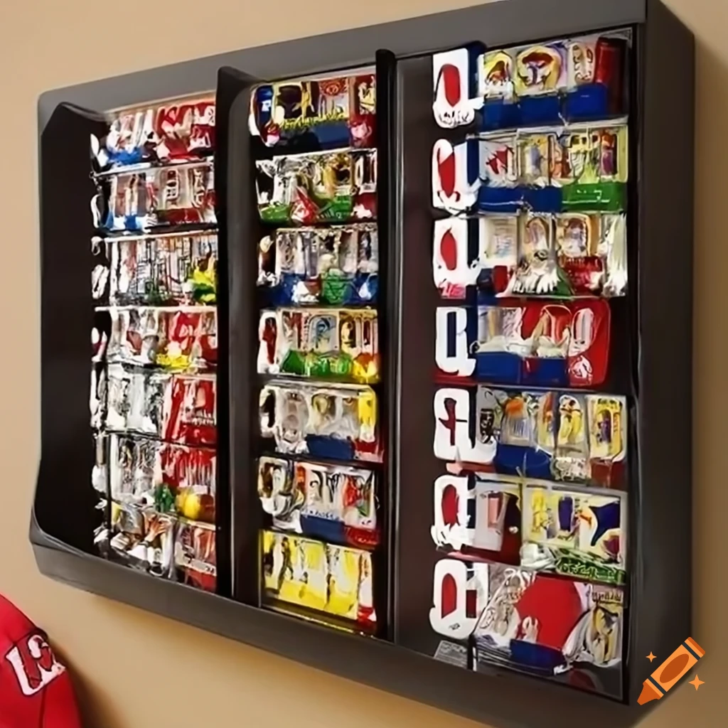 Sports card display on Craiyon
