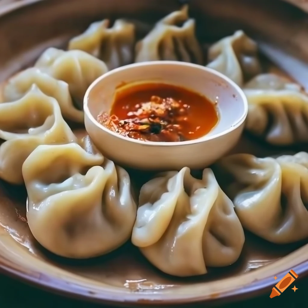 Chicken momo (food) on Craiyon