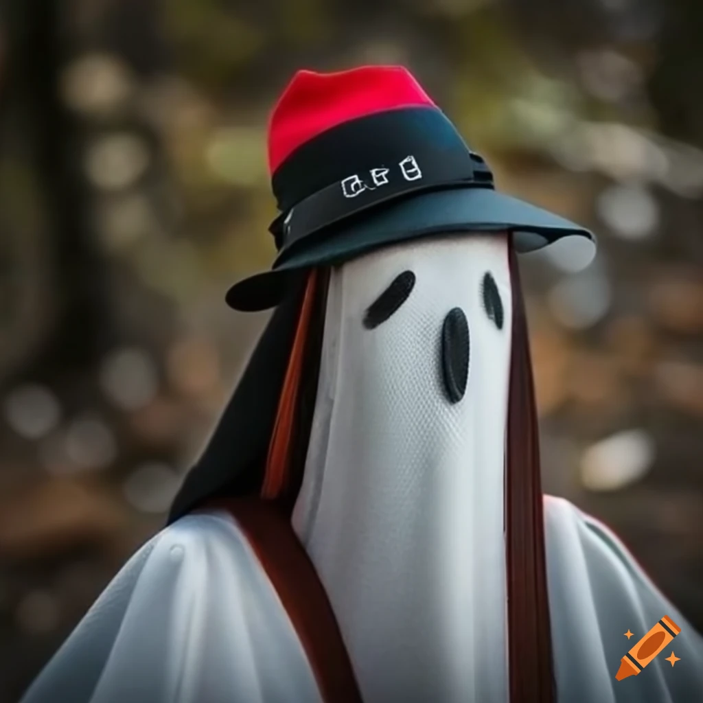Ghost with hat