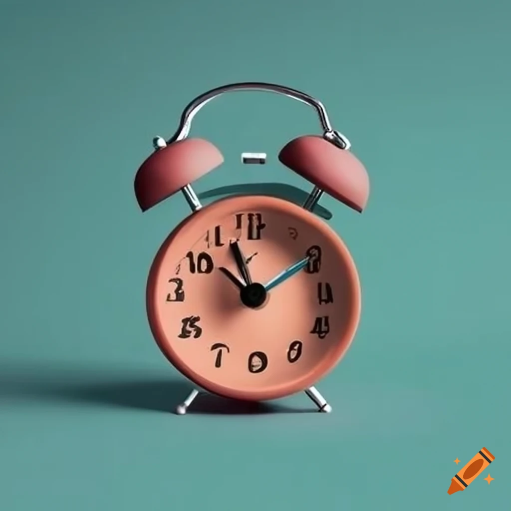 Alarm clock that is ringing