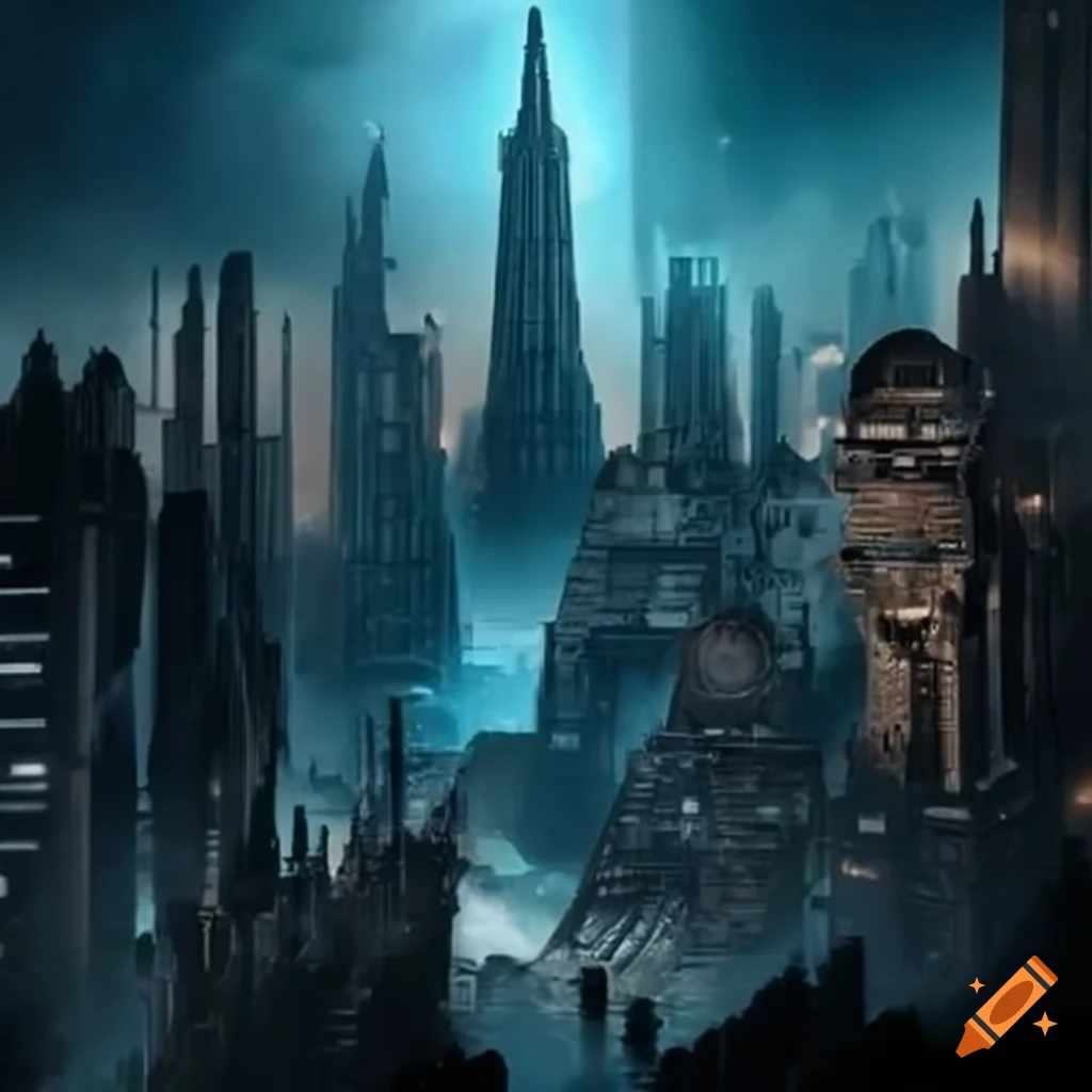 Star wars mega city on Craiyon