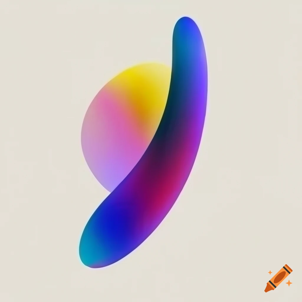 Abstract line digital art modern