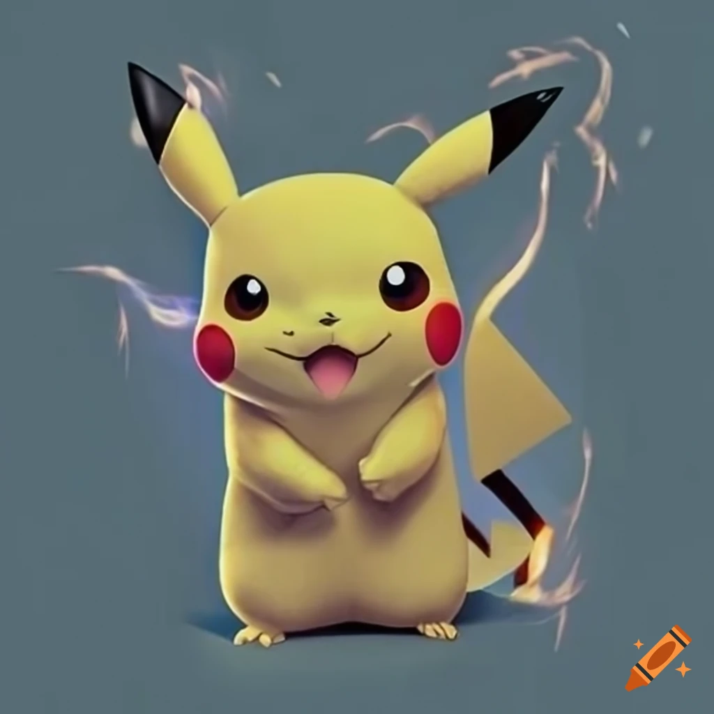 Pikachu with sparks