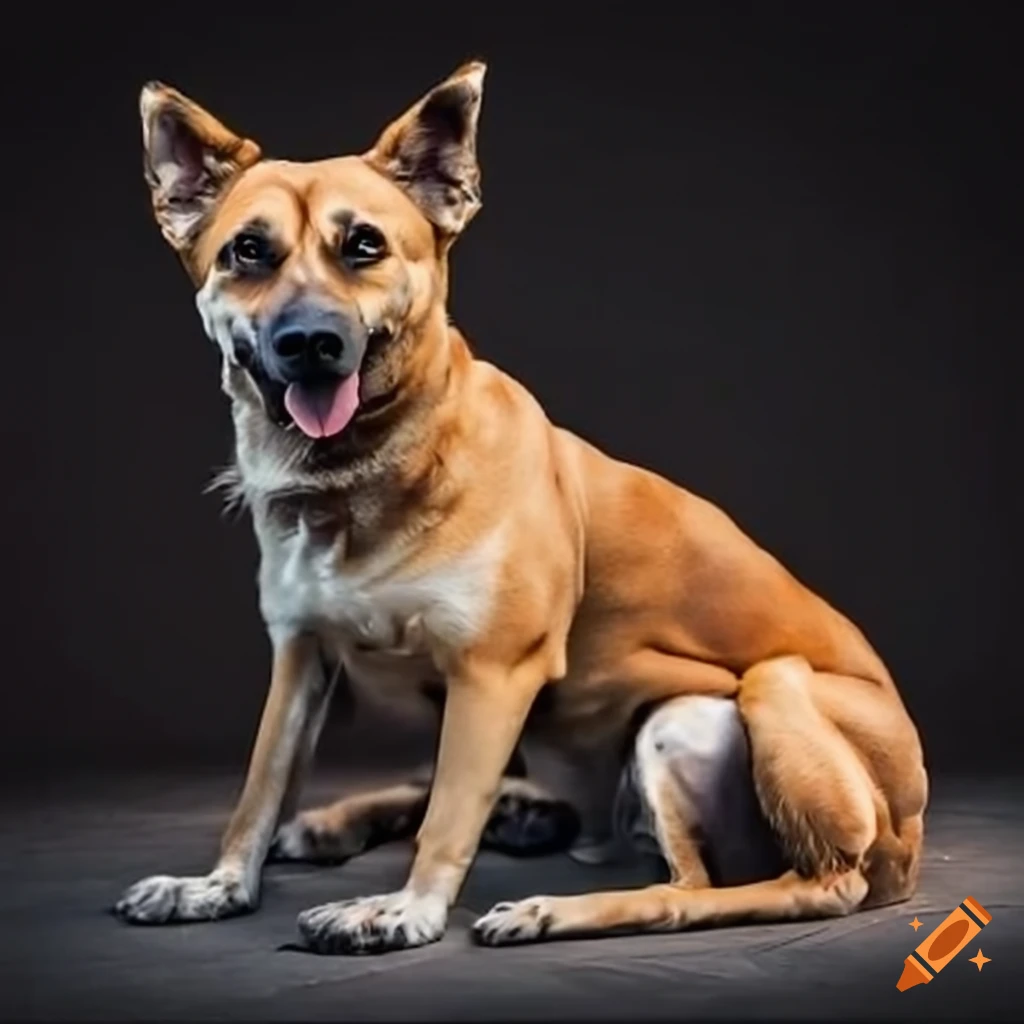 Street dog on Craiyon