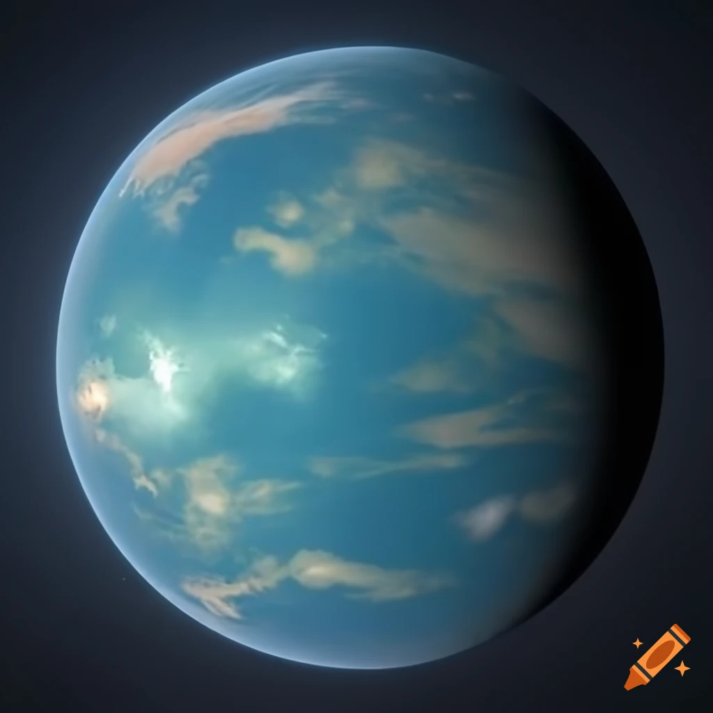 Ocean planet on Craiyon
