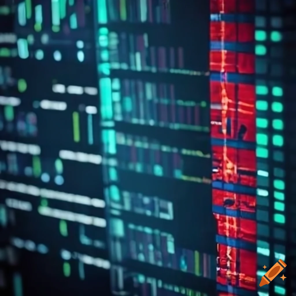 Dark trading chart real photo on Craiyon