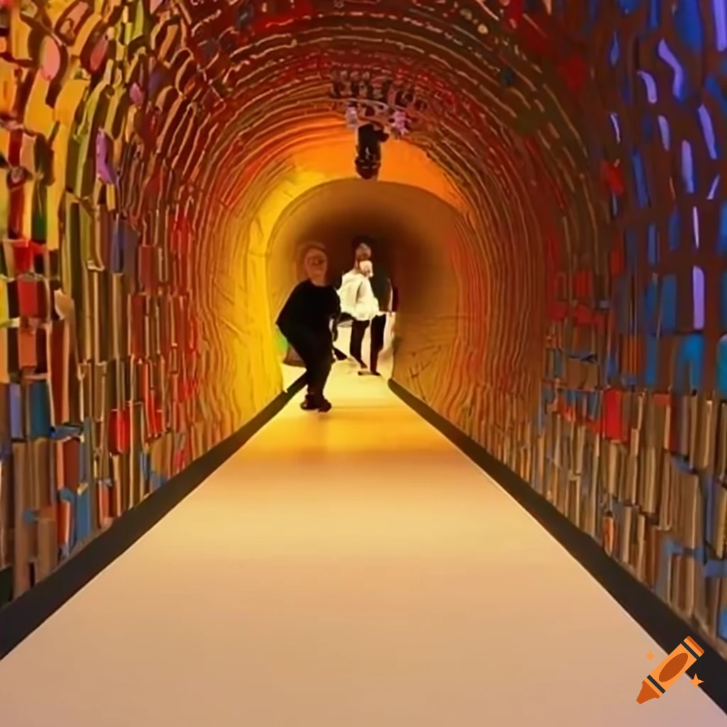 Playful pathways create meandering pathways throughout the urban space ...