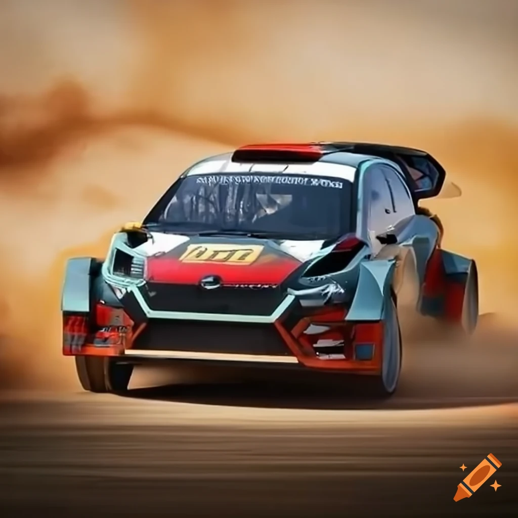 Rallycross car concept on Craiyon