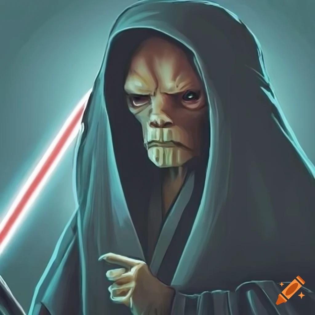 Mon calamari jedi on Craiyon