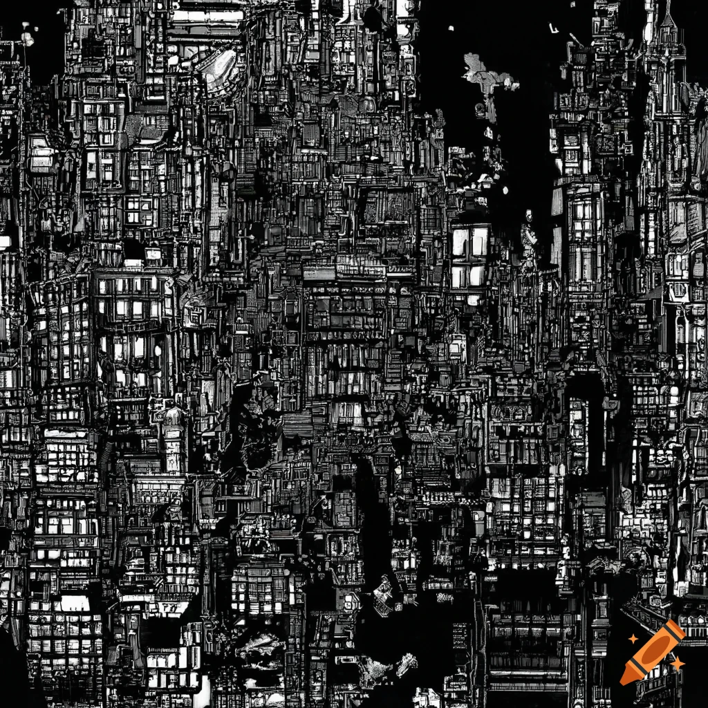 Highly detailed very big city plan map for warhammer 40k universe ...