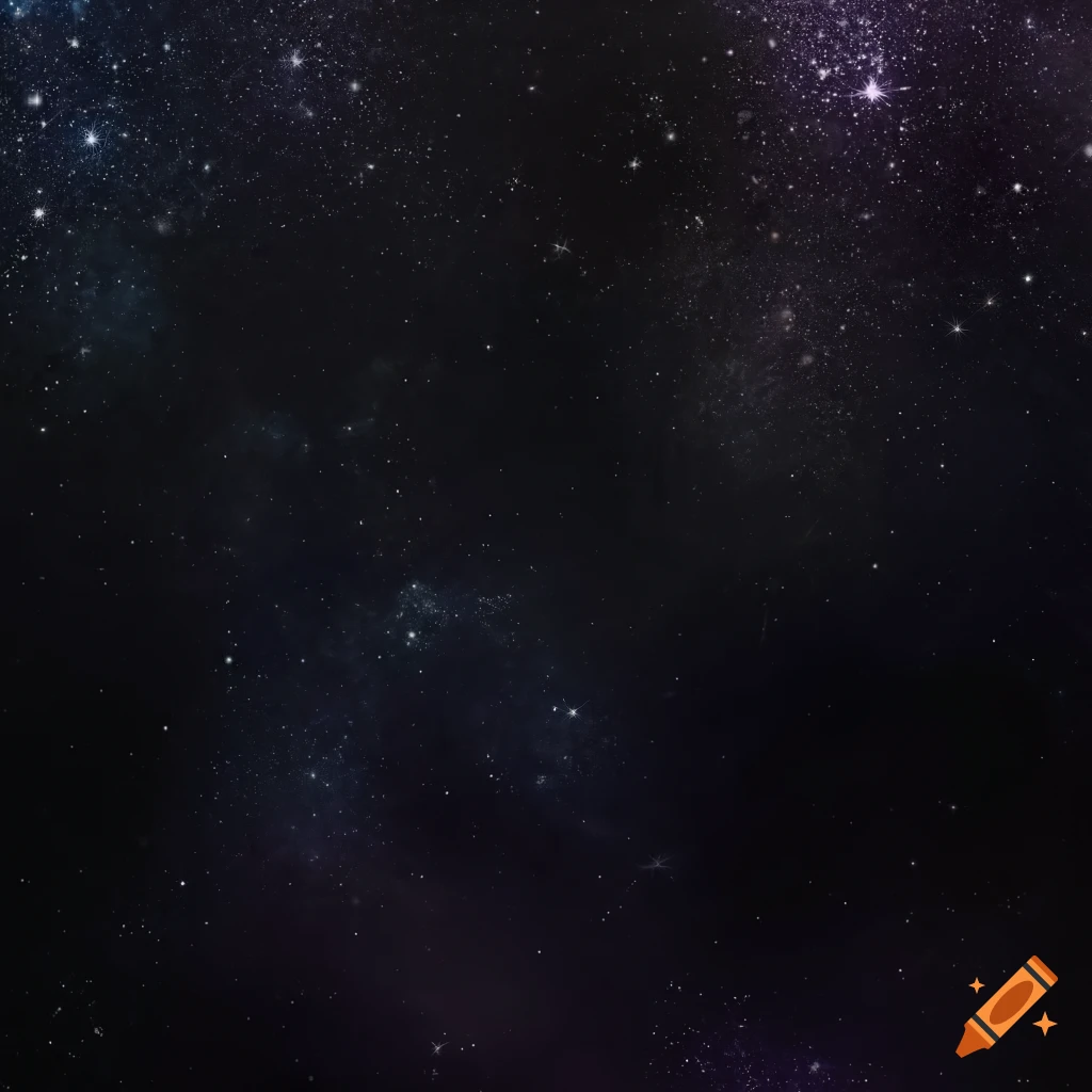 Painted starry black space texture on Craiyon