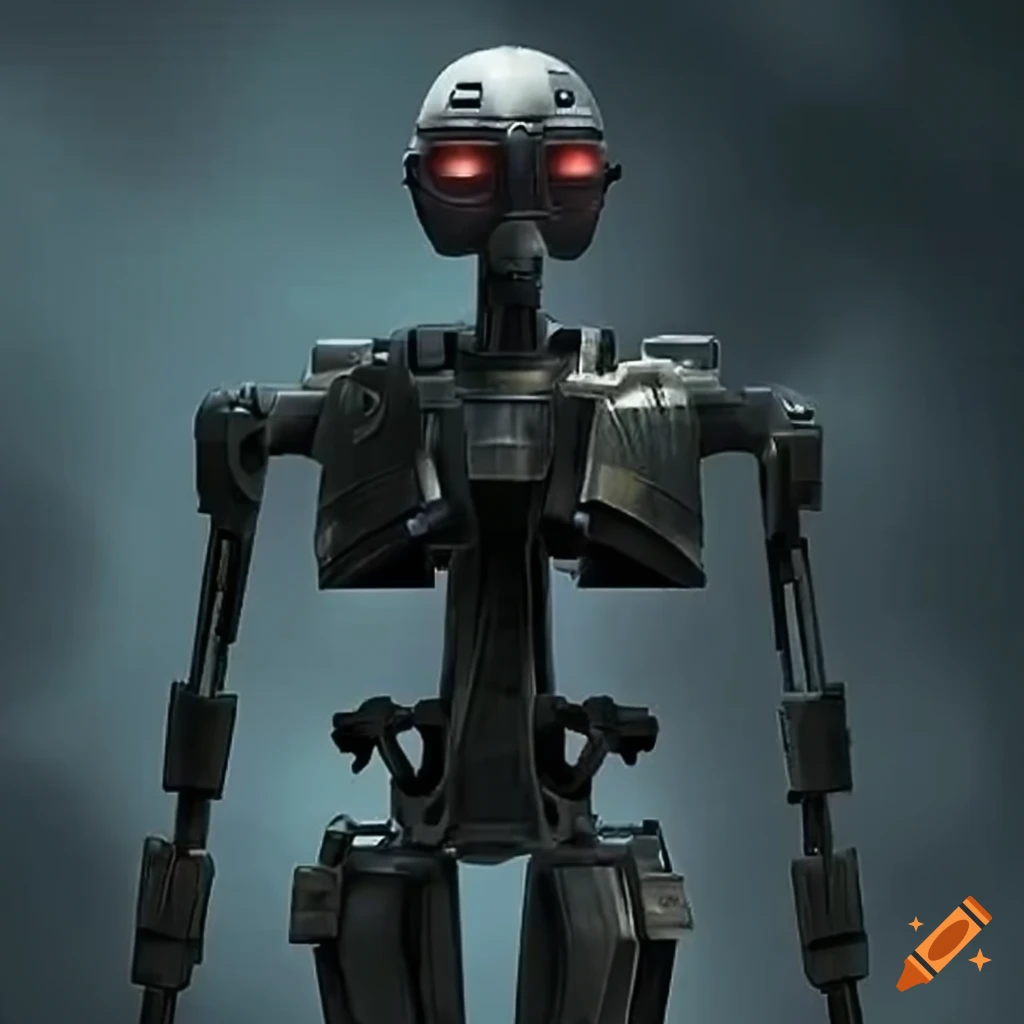 Star wars combat droid on Craiyon